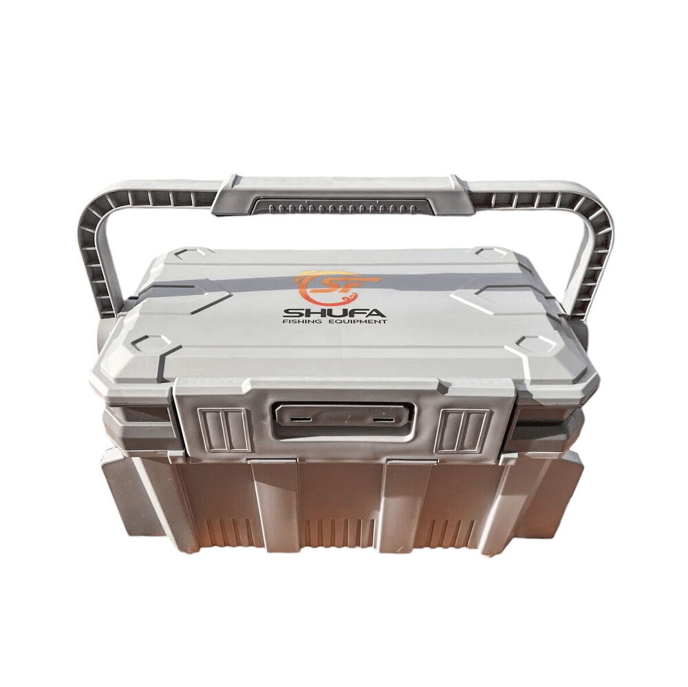 Shufa Çift Katlı Blıkçı Kutusu Gri 19,5 L