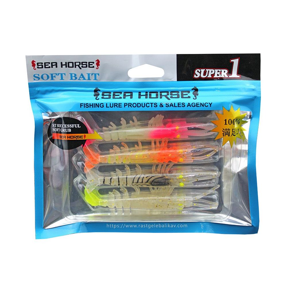 Sea Horse Manic Shrimp 7cm Mix Package 4 Lü,Sea Horse Manic Shrimp 7cm ...